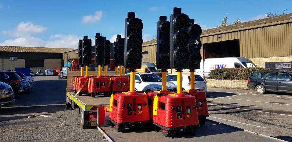 Events Crew get the show on the road! - Traffic Group Signals