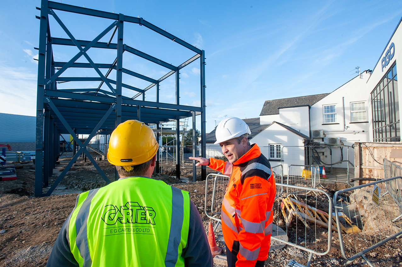 The Traffic Group marks expansion with a symbolic steel signing at its ...